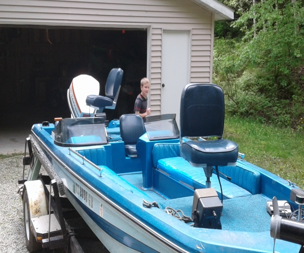 1978 17 foot Ranger Fish and Fun Fishing boat for Sale in Townsend, WI